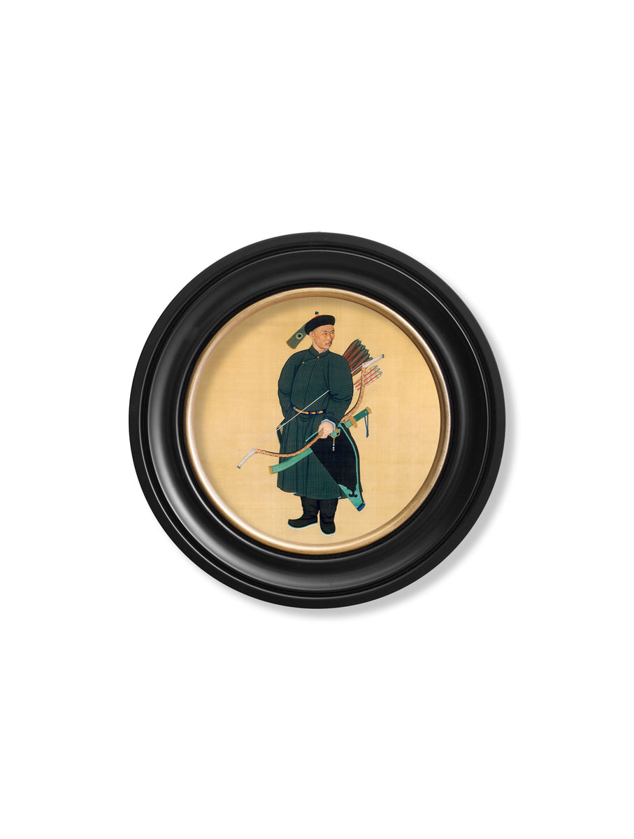 c.1760 Portrait of the Imperial Bodyguard - Round – T A Interiors